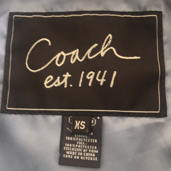 Coach | Jackets & Coats | Coach Signature C Quilted Jacket Soft Gray ...